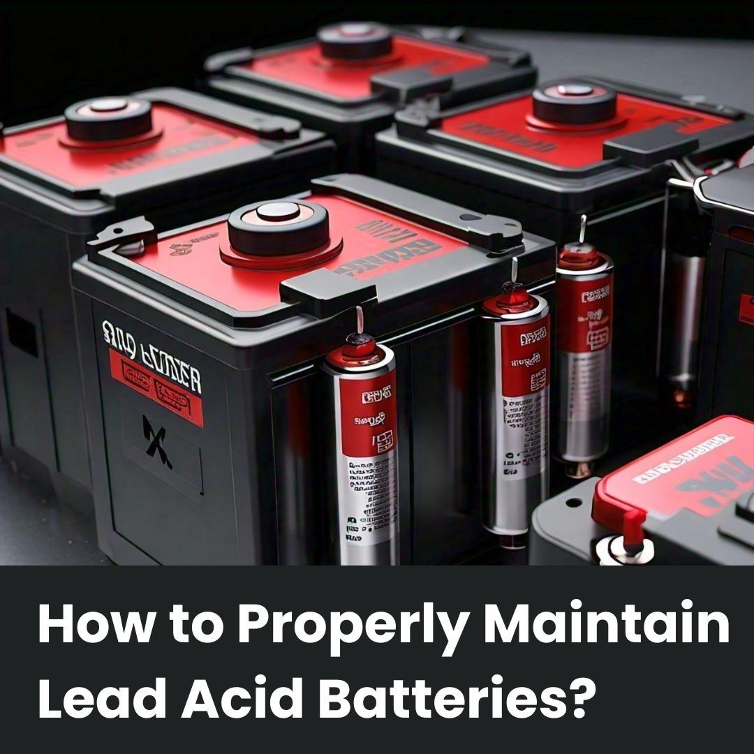 How to Properly Maintain Lead Acid Batteries? | Desks Near Me